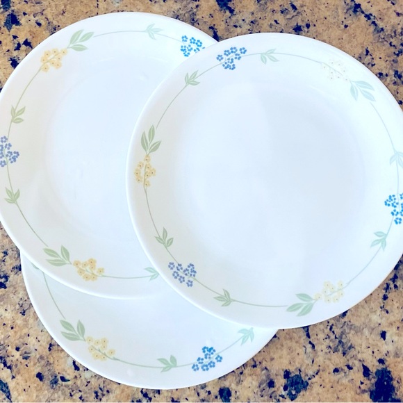 Corelle | Dining | Corelle Secret Garden Salad Plates Set Of 3 Corning ...